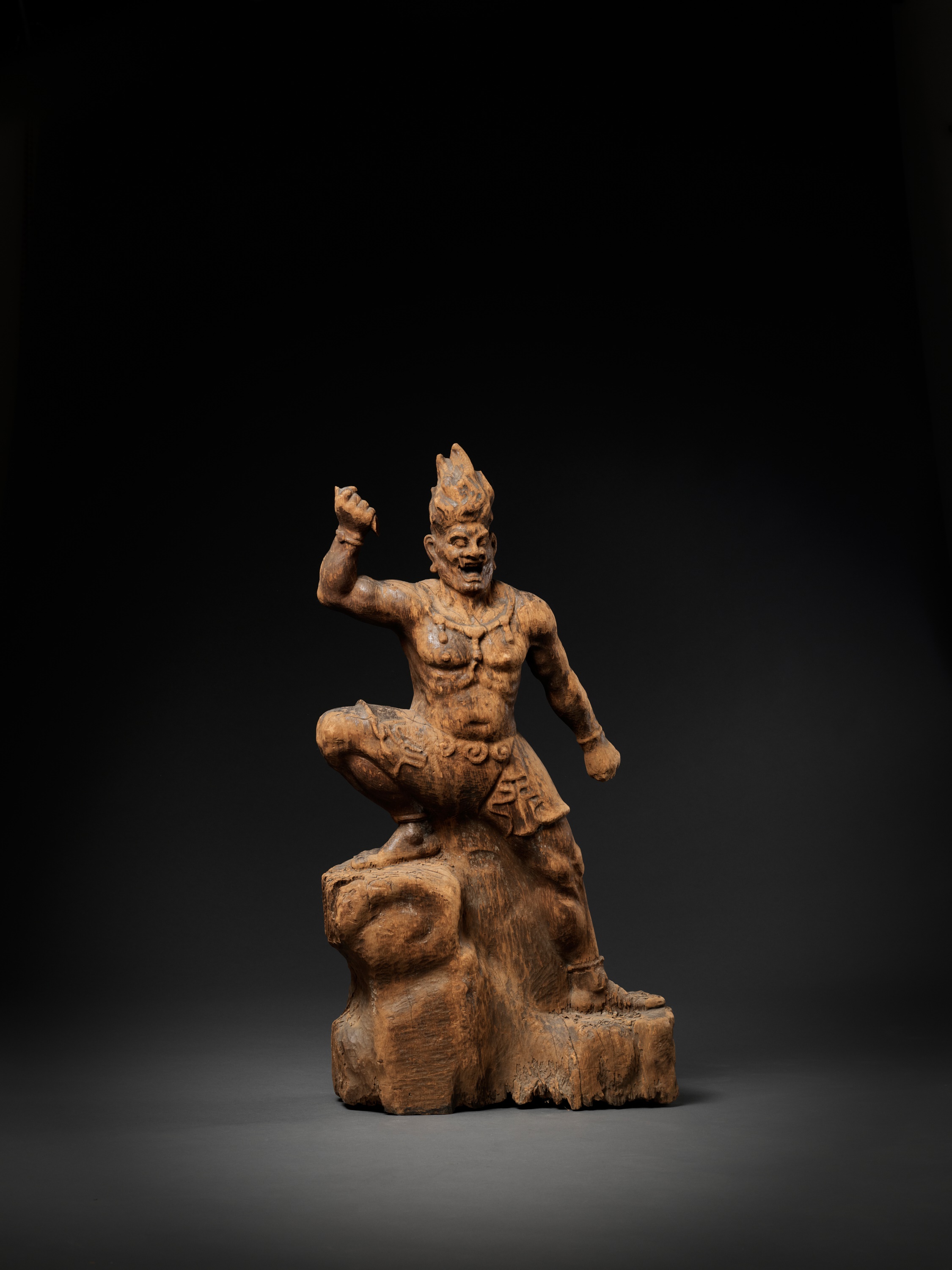 Lot 76 - AN IMPORTANT AND VERY LARGE HEIAN PERIOD WOOD