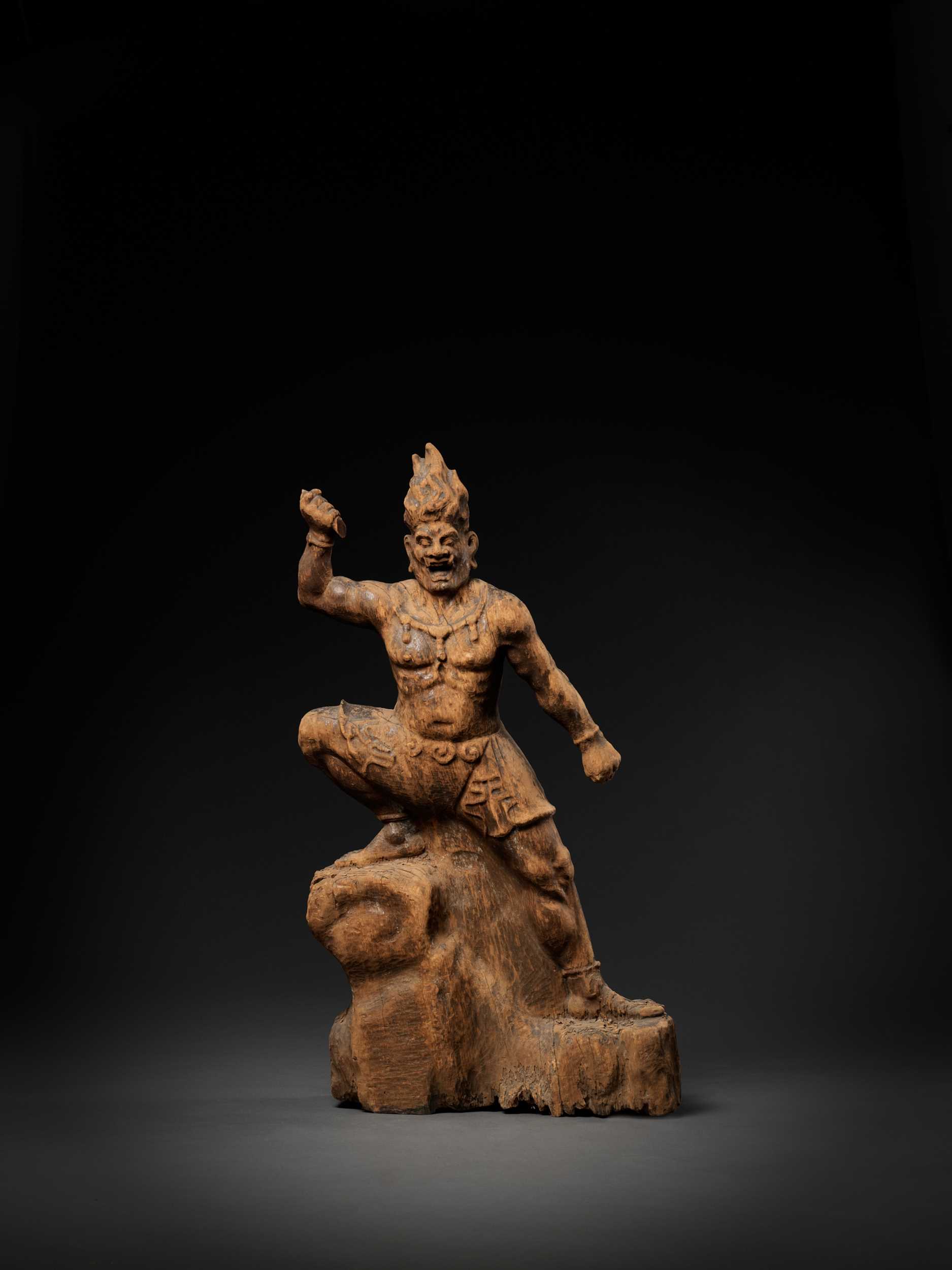 Lot 76 - AN IMPORTANT AND VERY LARGE HEIAN PERIOD WOOD