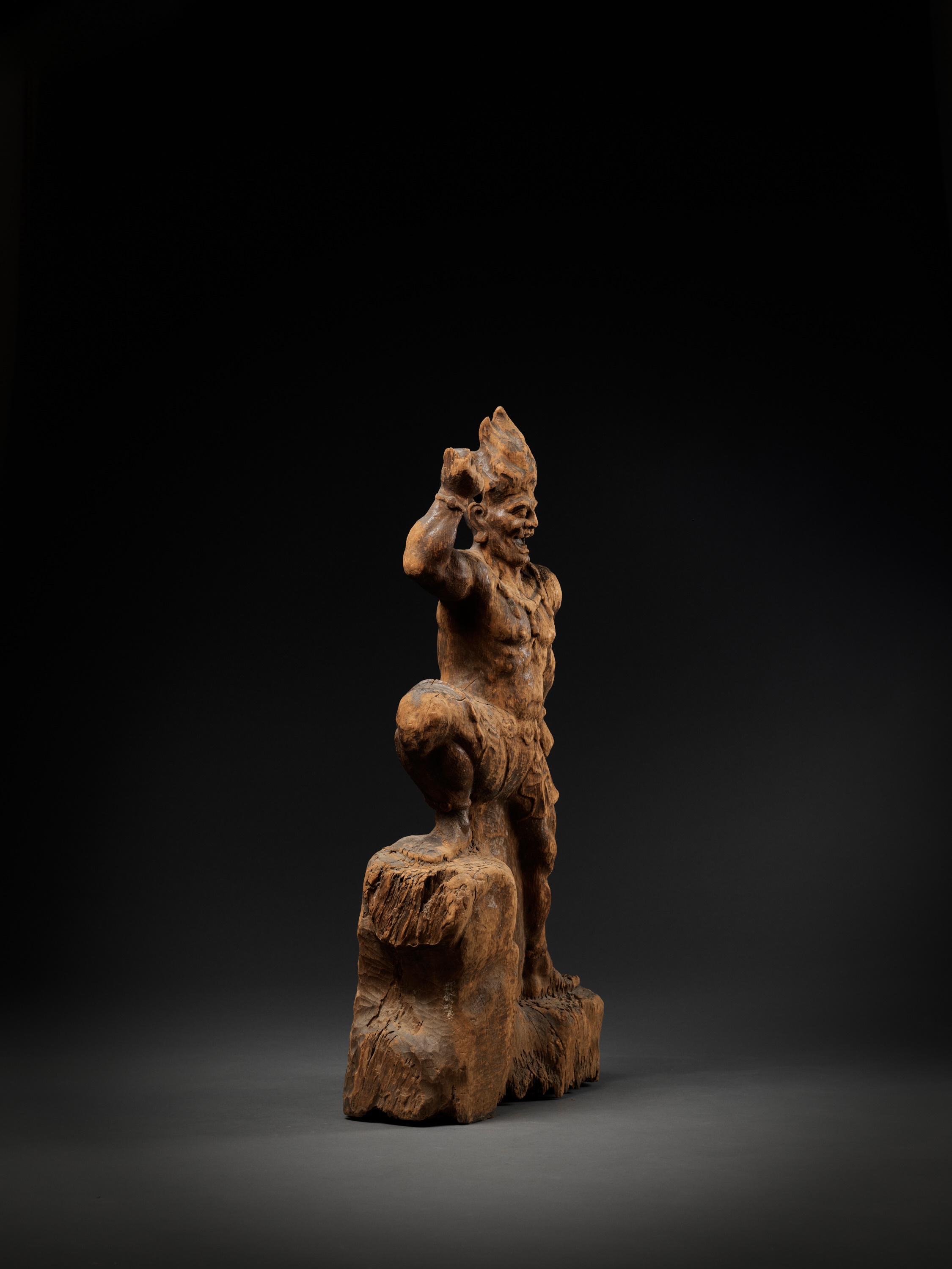 Lot 76 - AN IMPORTANT AND VERY LARGE HEIAN PERIOD WOOD