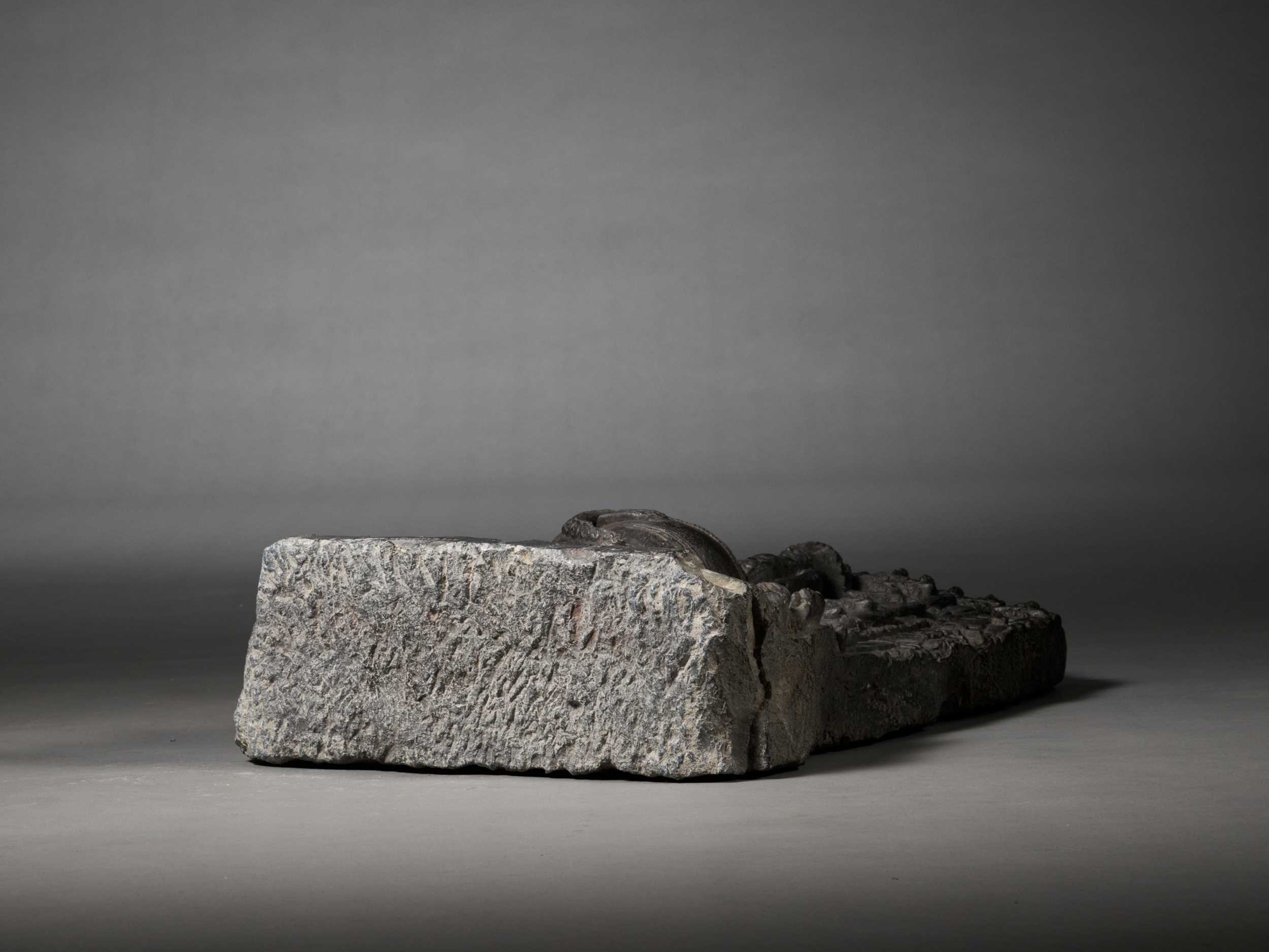 Lot 204 - A BLACK STONE STELE OF NEMINATHA, THE 22ND