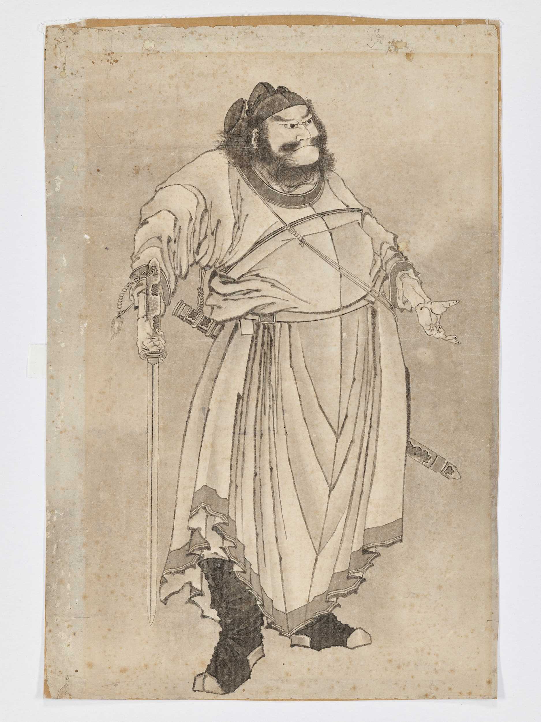 Lot 95 - A PAINTING OF SHOKI, MUROMACHI TO EARLY EDO