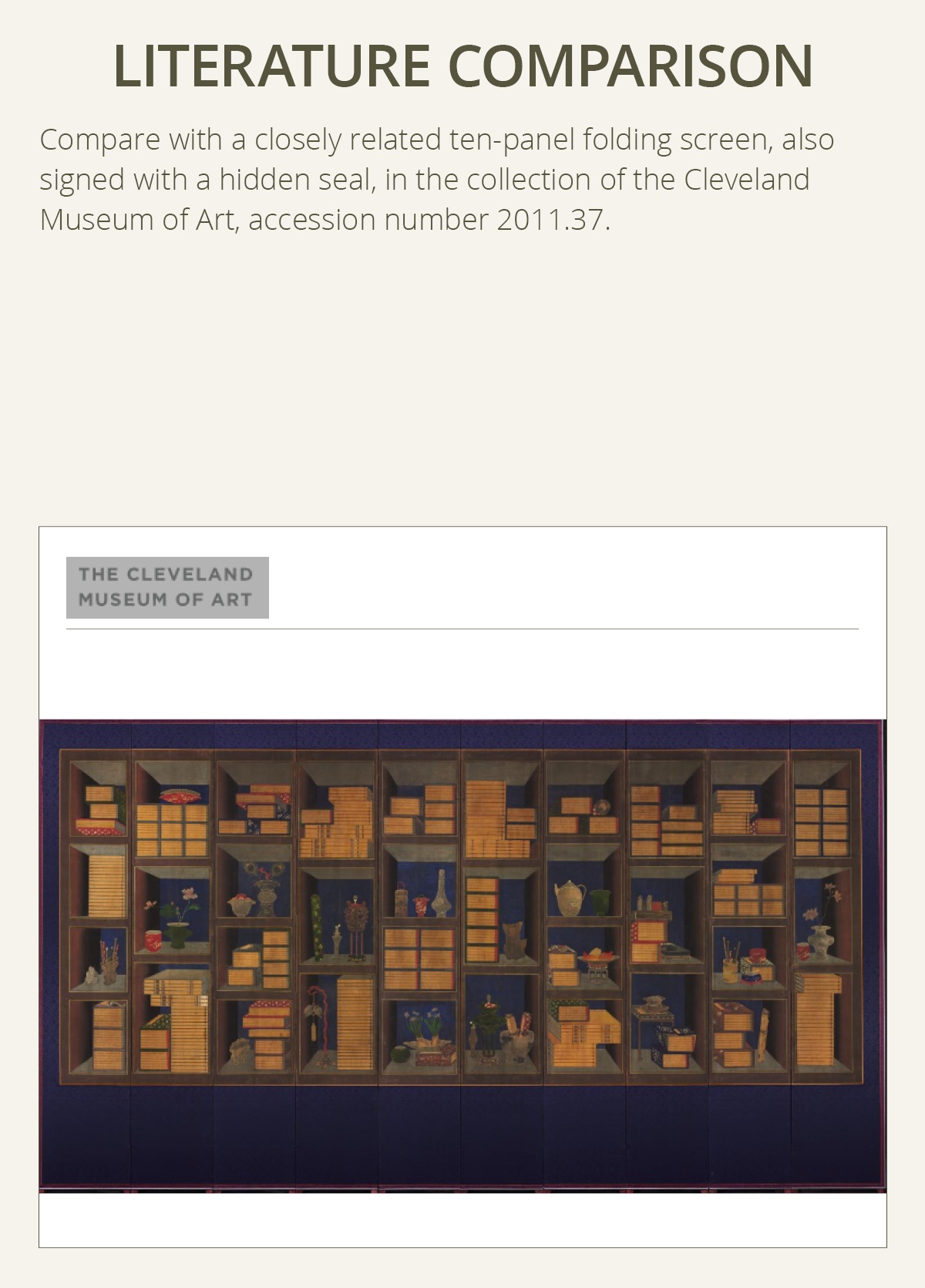 Lot 201 - A ‘CHAEKGORI’ EIGHT-PANEL SCREEN, JOSEON