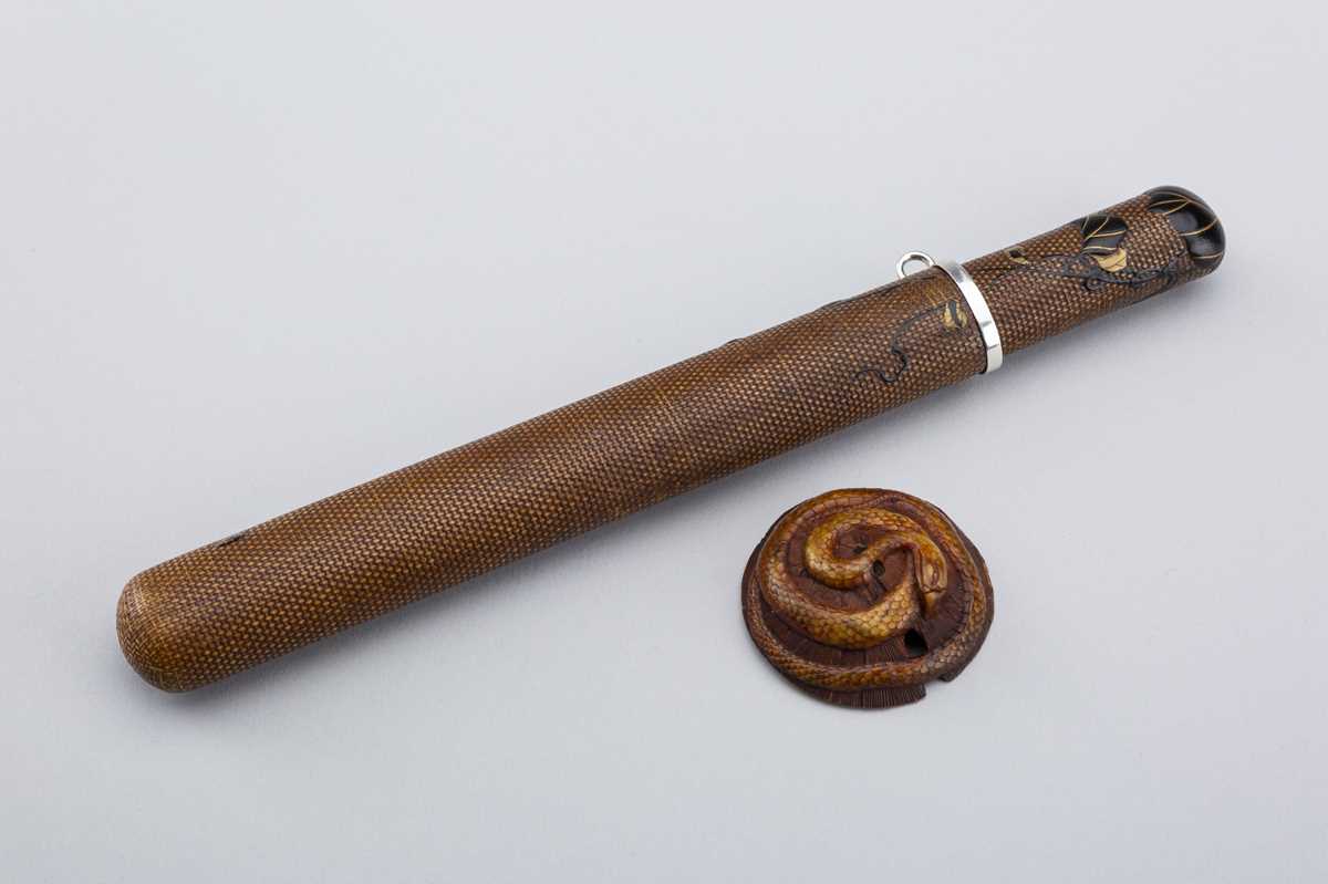 Lot 545 - A SUPERB ARTIST SIGNED WOVEN RATTAN