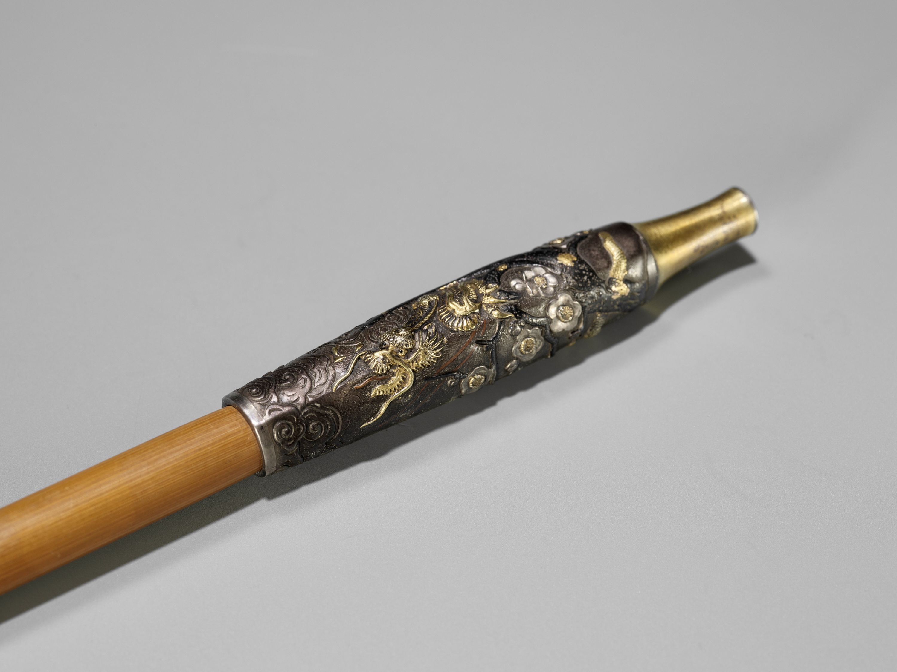 Lot 186 - HOGETSU NORITOMO: A FINE MIXED METAL AND