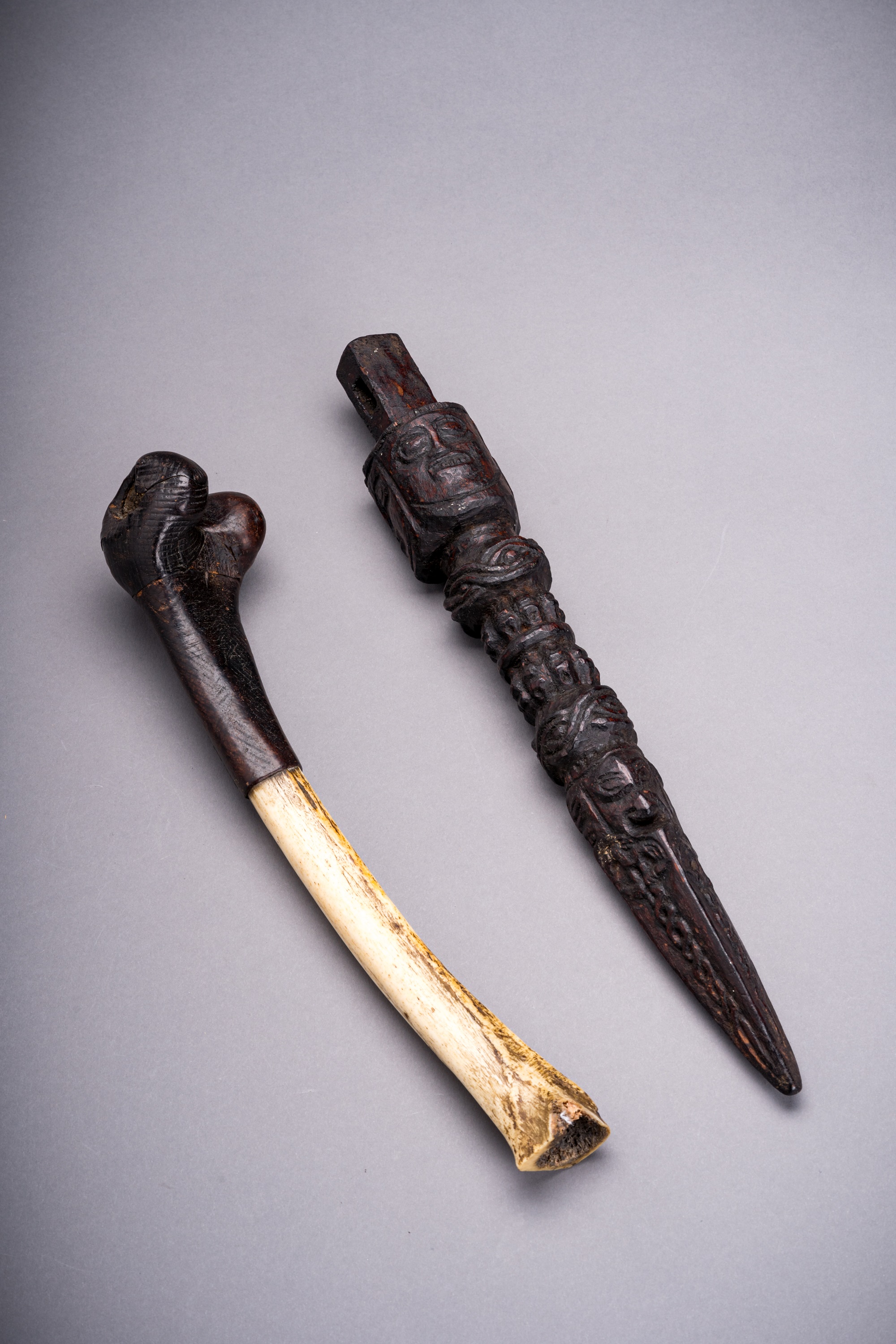 Lot 62 - TWO TIBETAN RITUAL OBJECTS