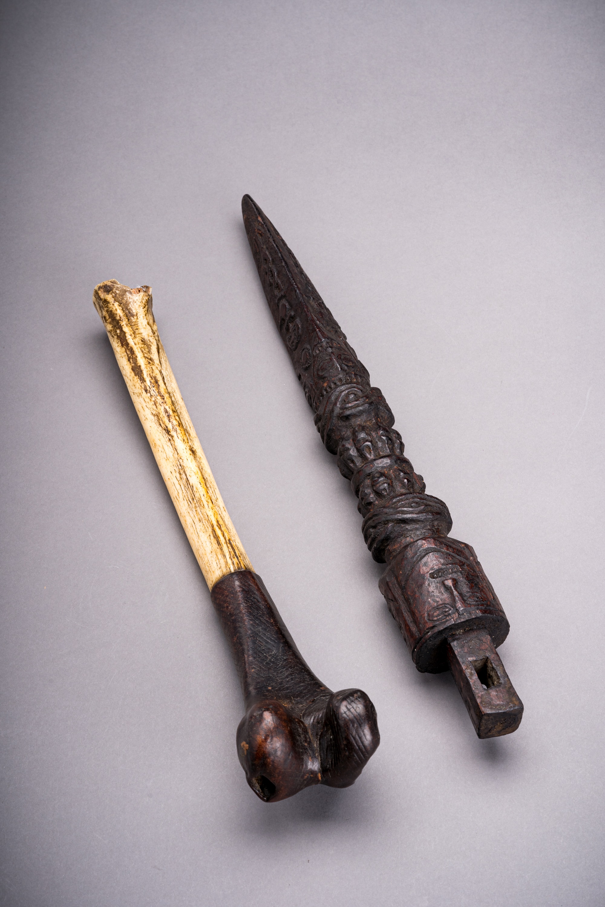 Lot 62 - TWO TIBETAN RITUAL OBJECTS