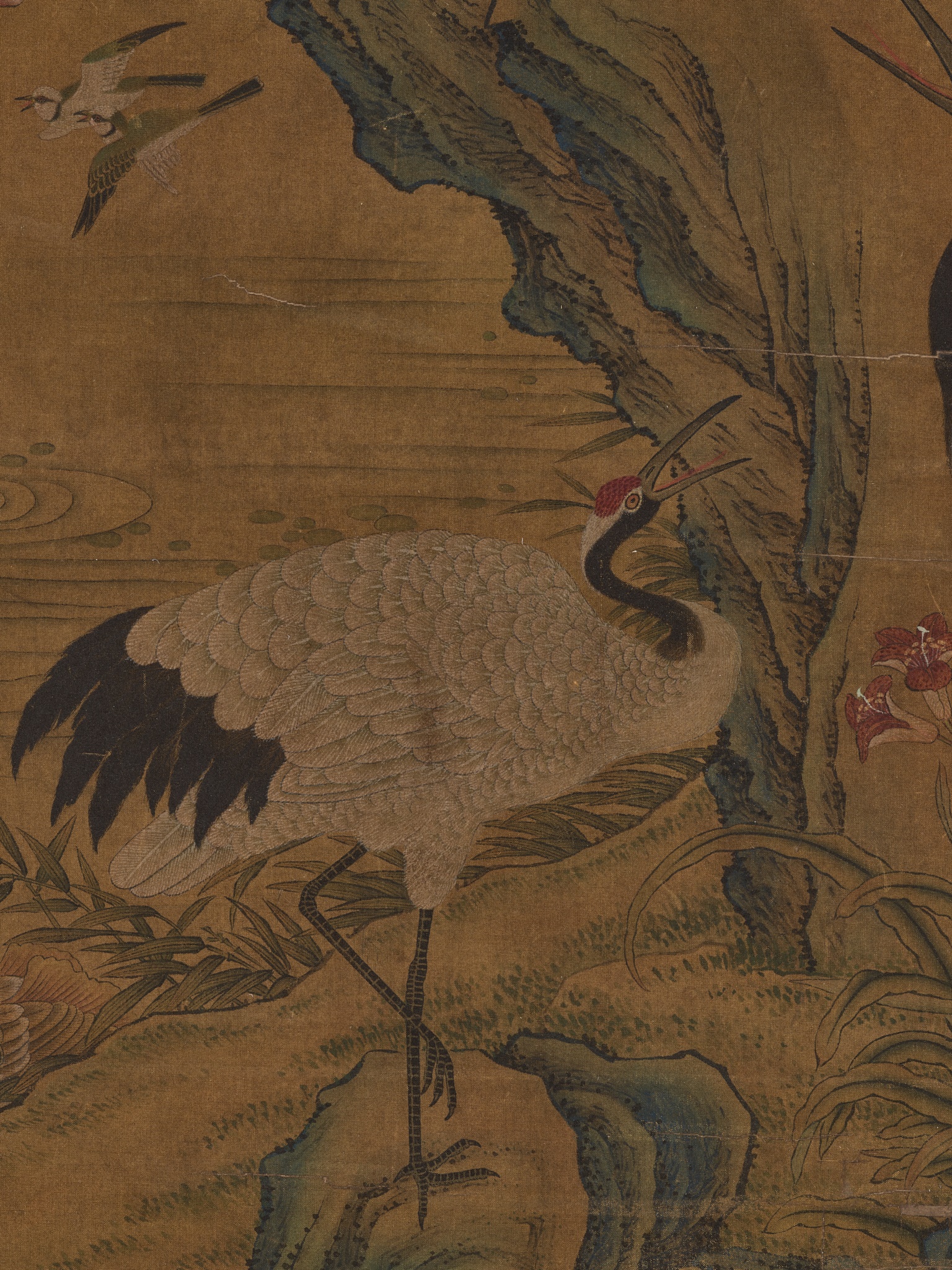 Lot 543 - ‘HUNDRED BIRDS WORSHIP THE PHOENIX’, BY SHEN