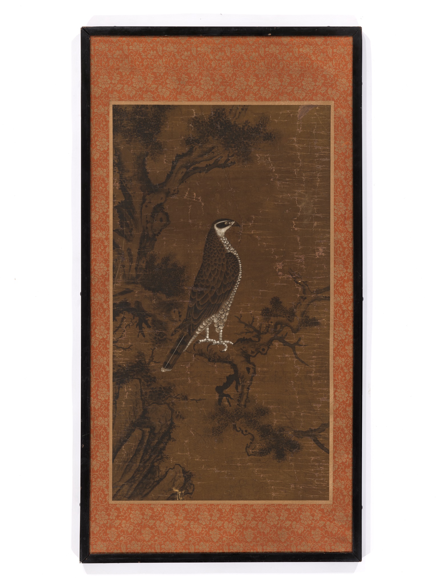 Lot 542 - ‘YELLOW HAWK ON AN OLD JUNIPER’, AFTER ZHANG