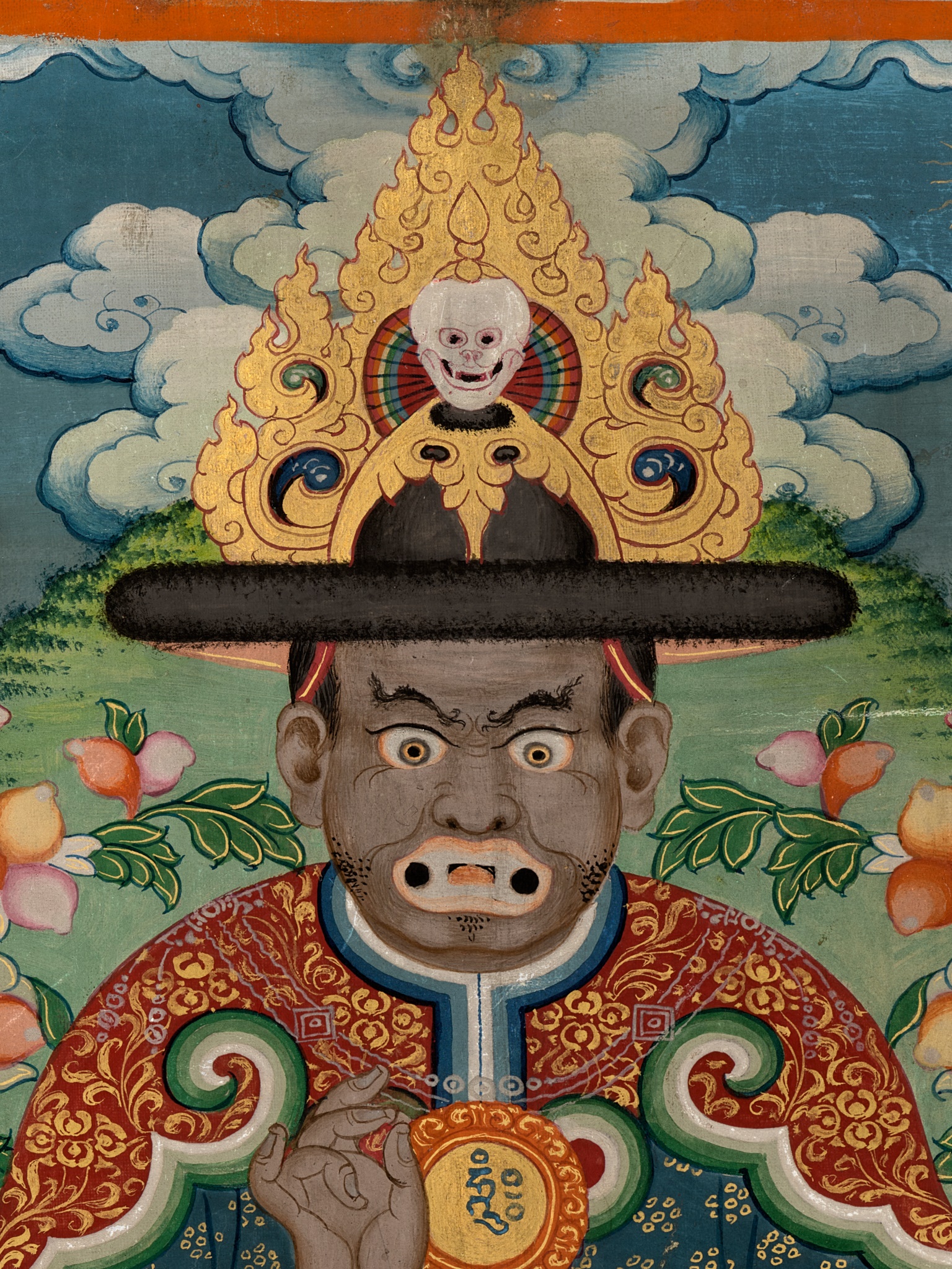 Lot 534 - A THANGKA OF RA LOTSAWA DORJE DRAG, MONGOLIA,