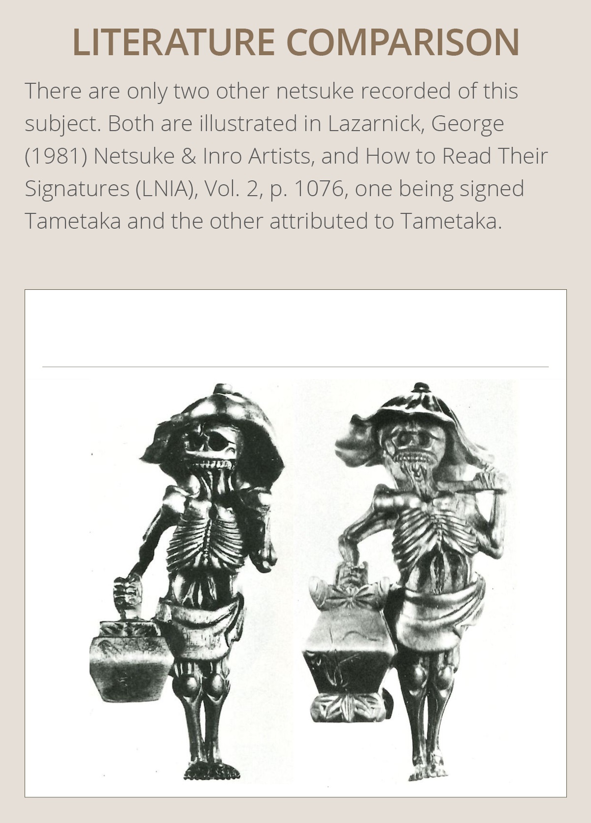 Lot 299 - A RARE IVORY NETSUKE OF OTSUYU WITH THE