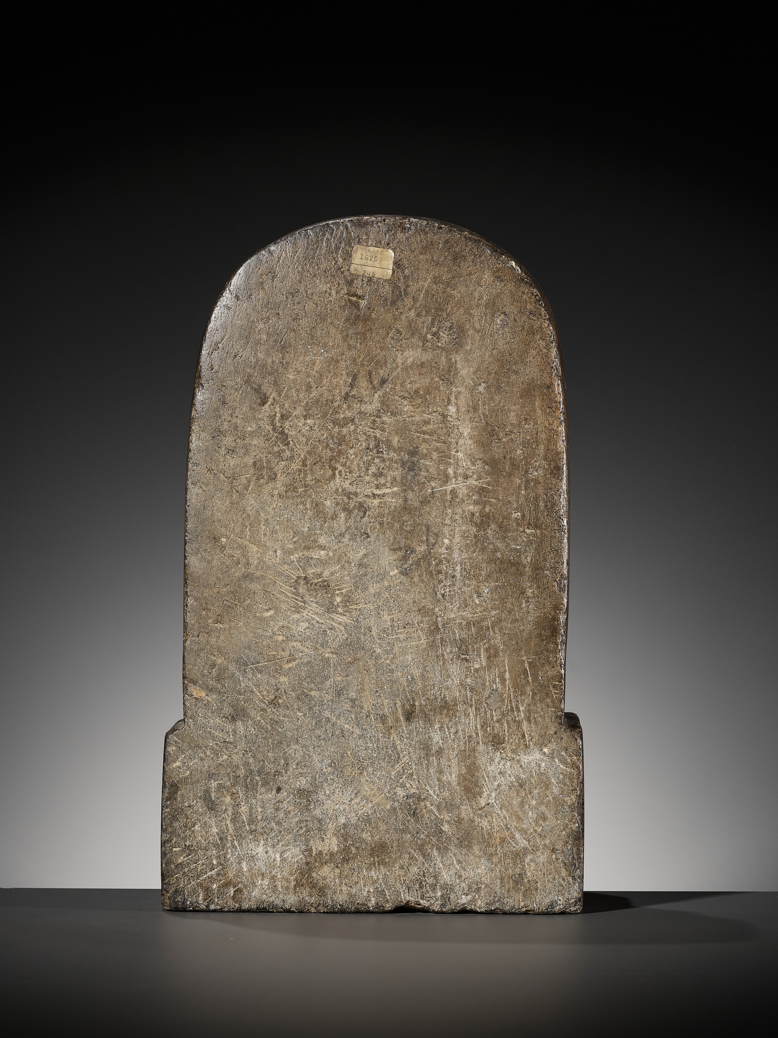 Lot 170 - AN INSCRIBED BUDDHIST LIMESTONE STELE, TANG