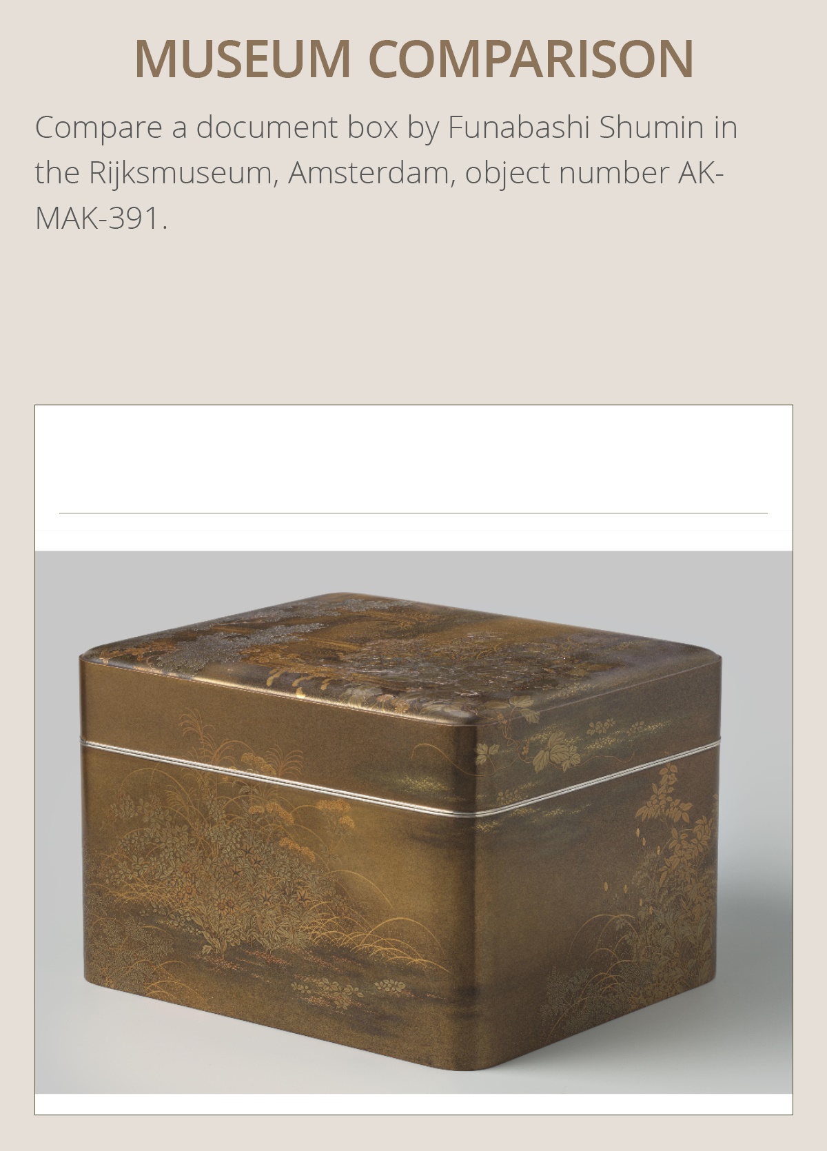 Lot 37 - FUNABASHI SHUMIN: AN IMPERIAL PRESENTATION