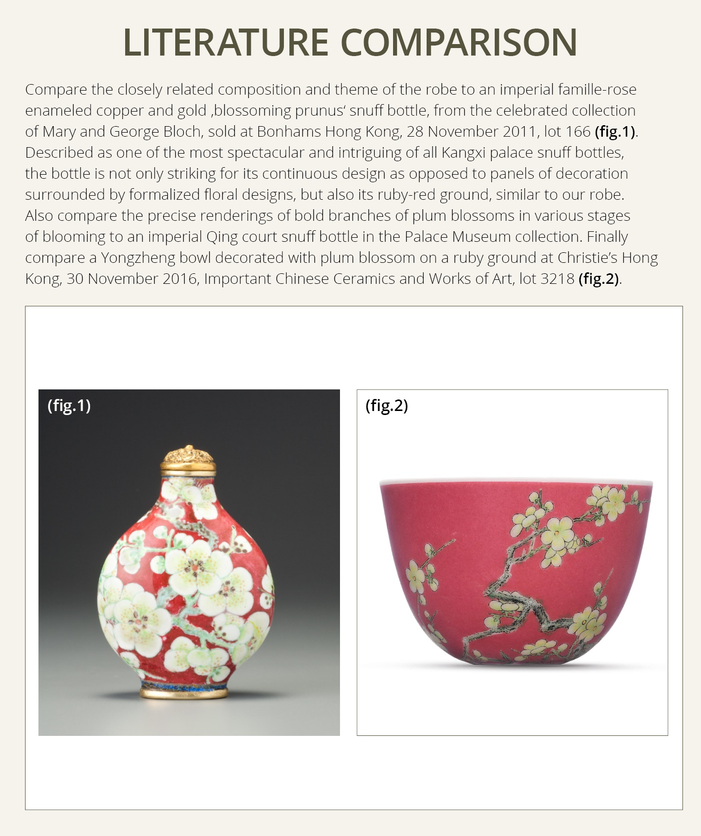 Lot 202 - AN IMPERIAL RUBY-RED GROUND ‘BLOSSOMING