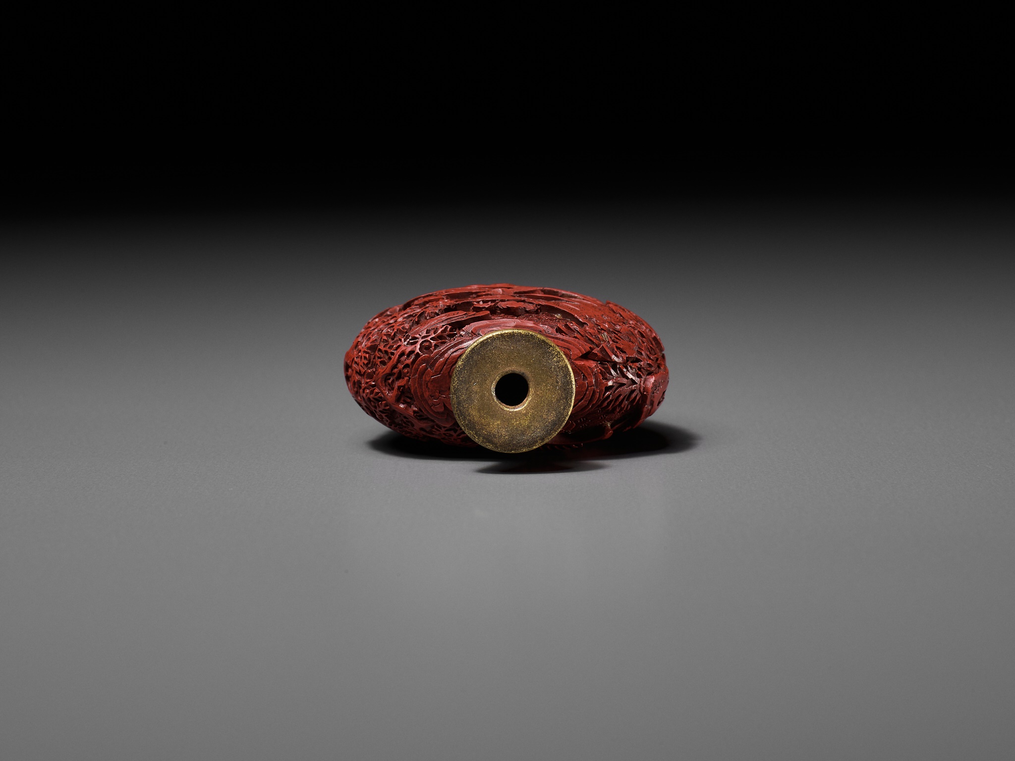 Lot 52 - AN IMPERIAL CINNABAR LACQUER ‘ZHANG SHENG’S