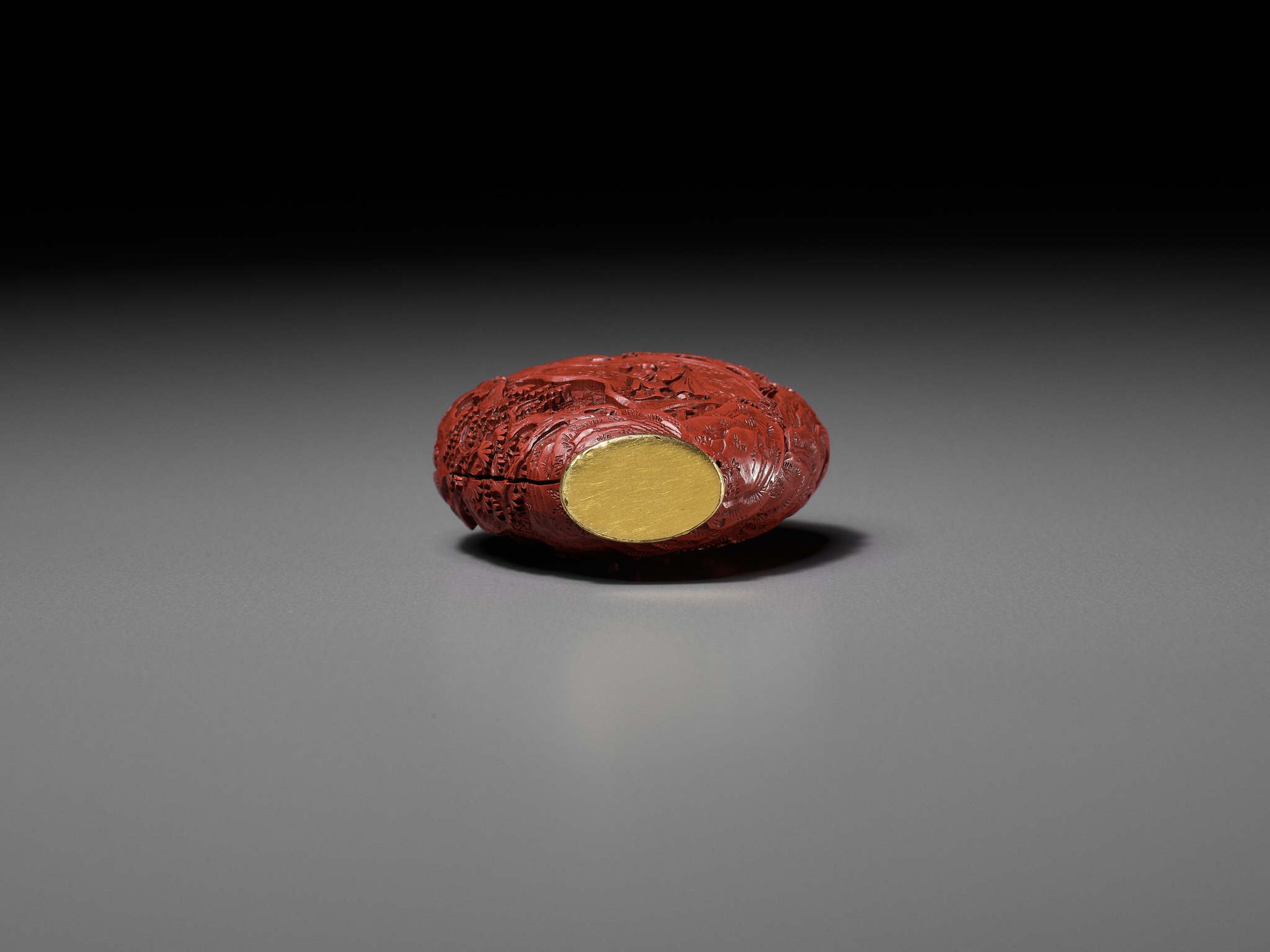 Lot 52 - AN IMPERIAL CINNABAR LACQUER ‘ZHANG SHENG’S