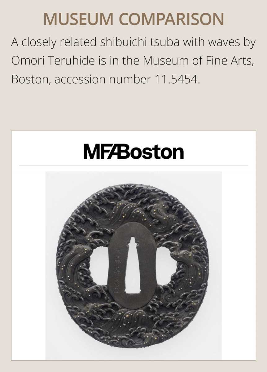 Lot 72 - OMORI TERUHIDE: A FINE OMORI SCHOOL SHIBUICHI