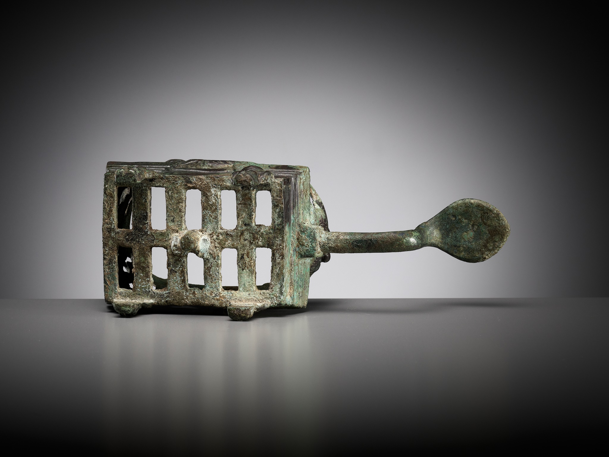 Lot 102 - A ‘FOUR AUSPICIOUS BEASTS’ (SI XIANG) BRONZE