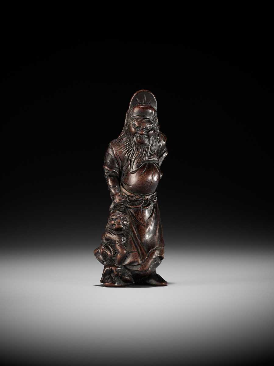 Lot 396 - HOGEN SHUZAN: A SUPERB AND LARGE WOOD