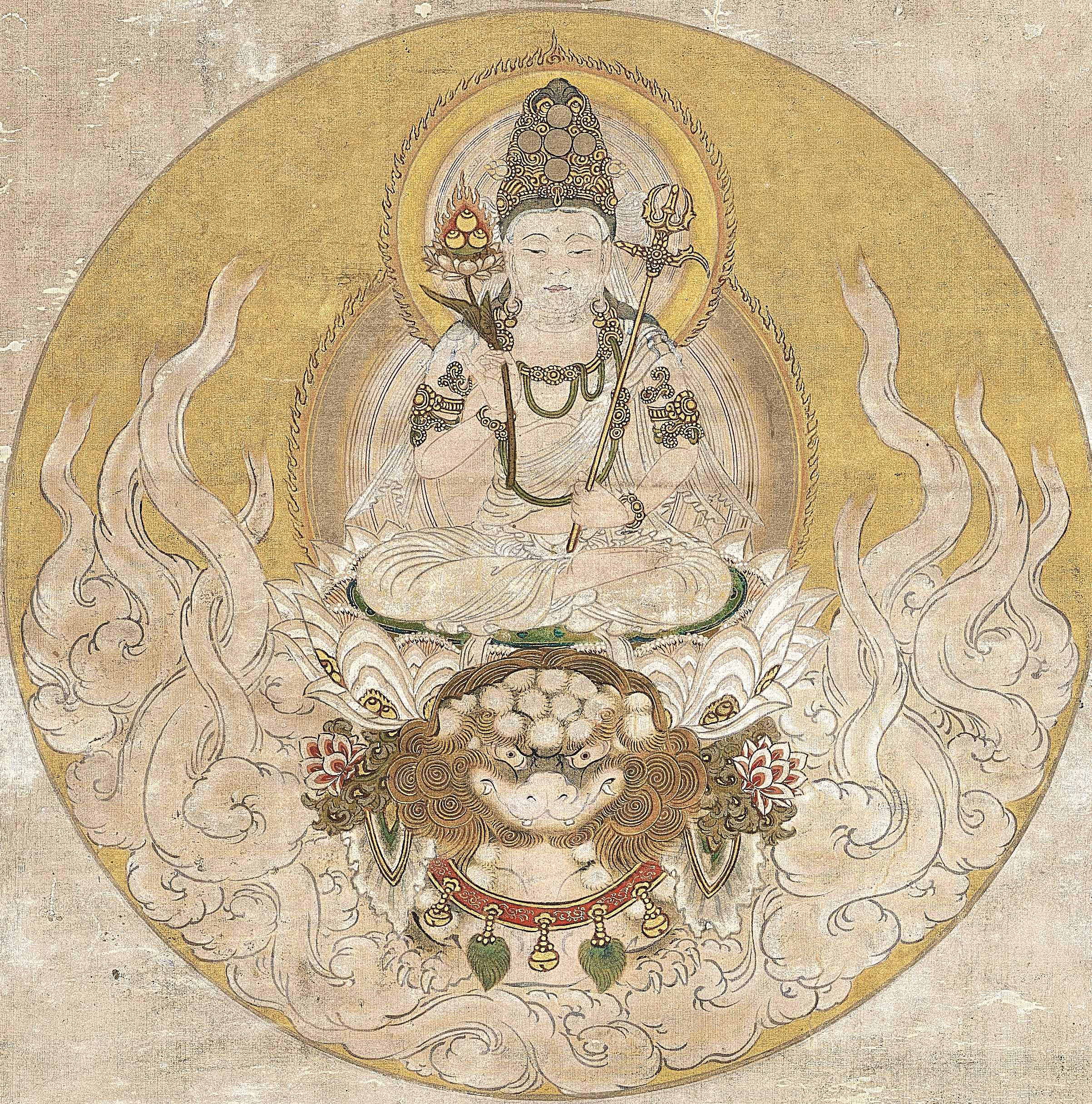 Lot 697 - A RARE MANDARA OF THE GODAI KOKUZO BOSATSU,