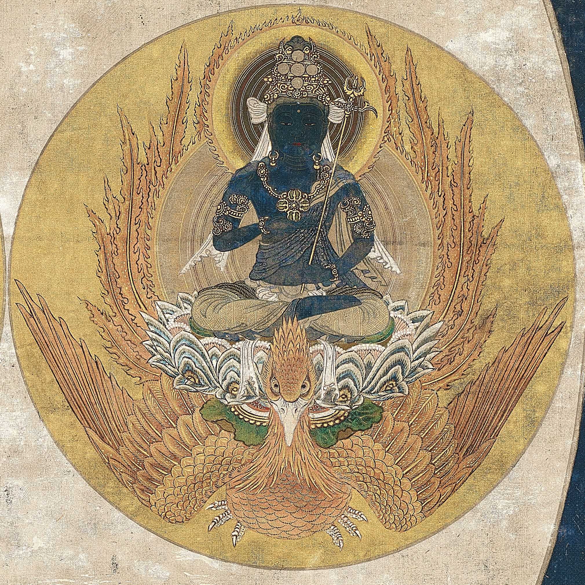 Lot 697 - A RARE MANDARA OF THE GODAI KOKUZO BOSATSU,