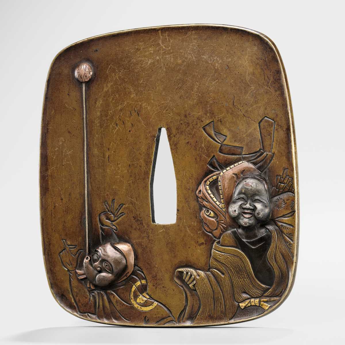 Lot 99 - A FINE HAMANO SCHOOL SENTOKU BAKUMATSU TSUBA