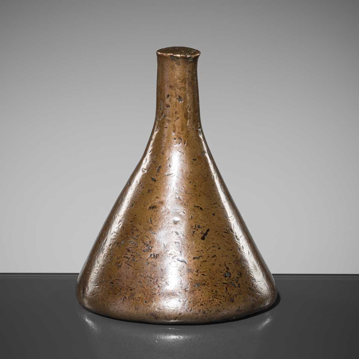 Lot 256 - A BRONZE TSA-TSA MOLD, TIBET, c. 17TH