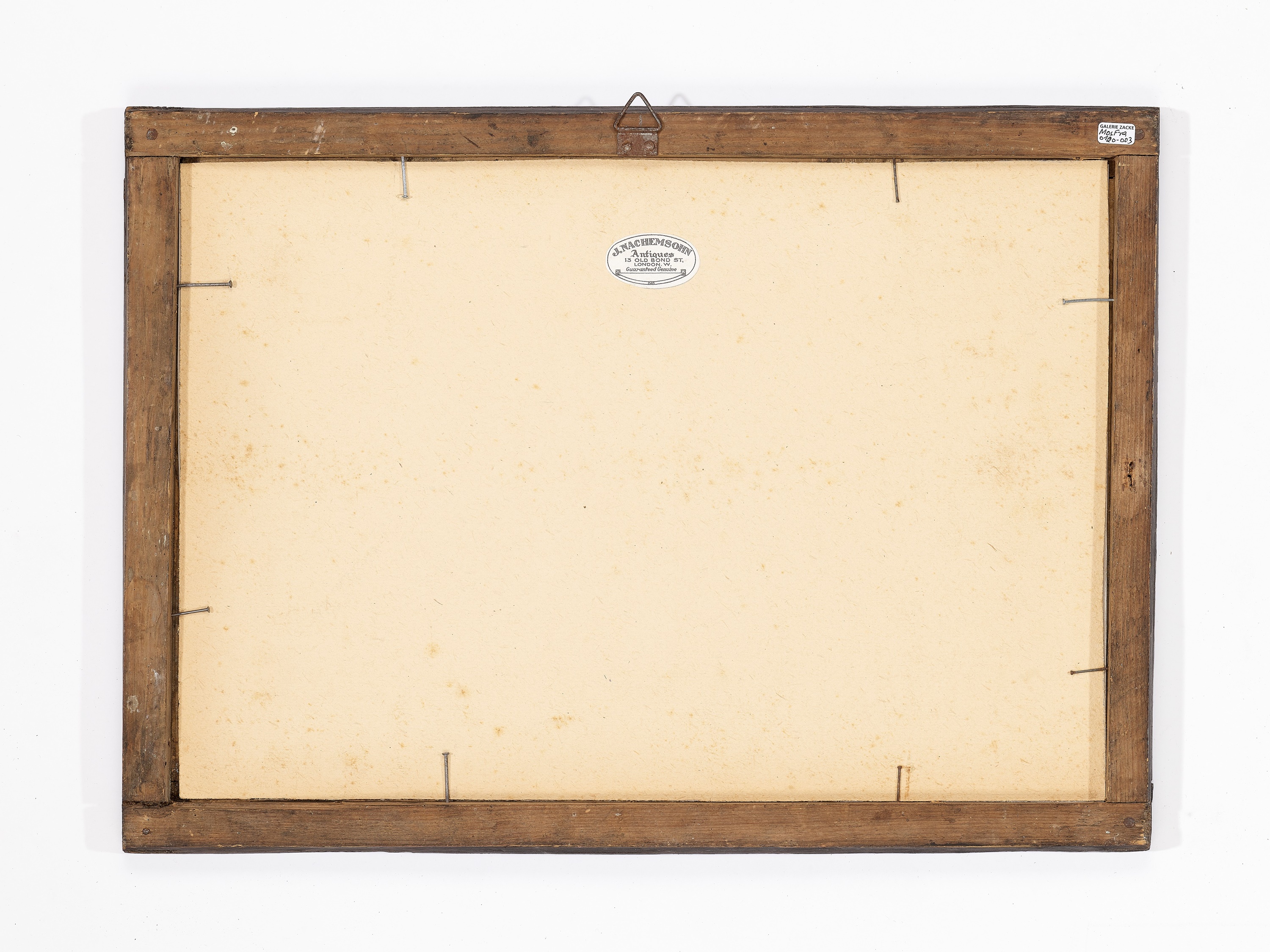 Lot 975 - A FINE BODHI TREE LEAF PAINTING AND