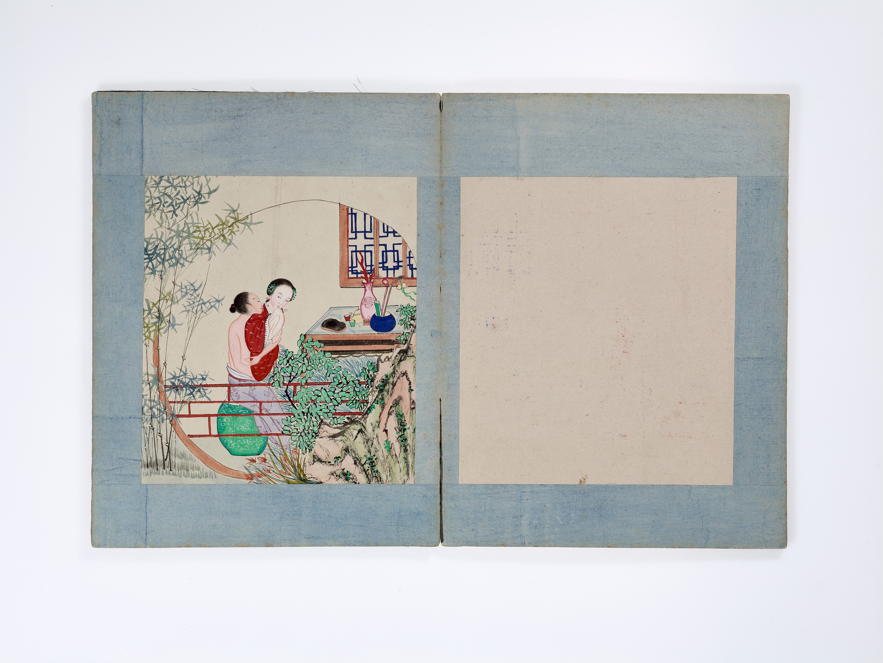 Lot 977 - AN ALBUM WITH EROTIC PAINTINGS, QING