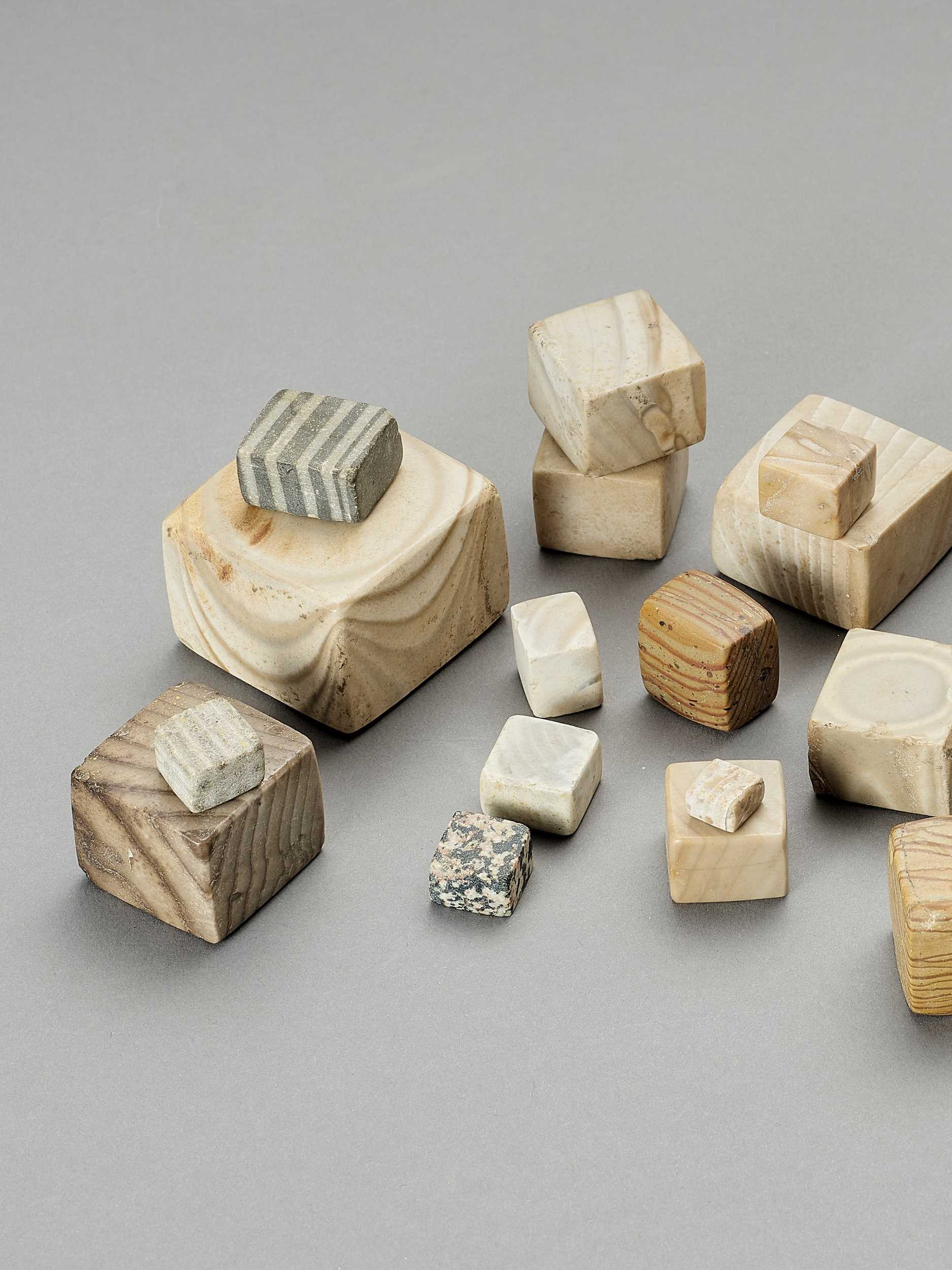 Lot 1154 - 27 HARAPPAN STONE WEIGHTS