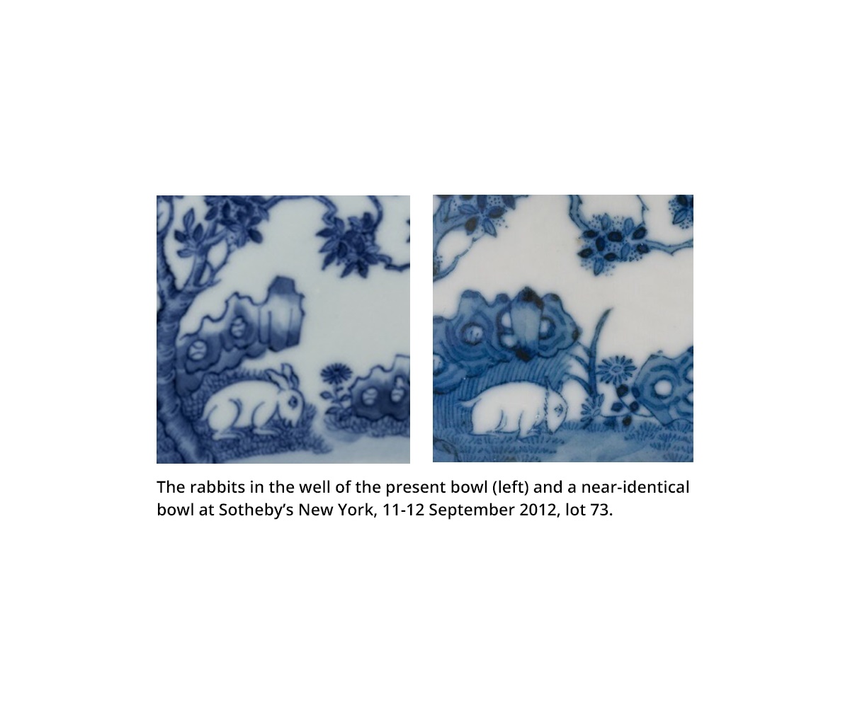 Lot 247 - A PINK GROUND FAMILLE ROSE ‘RABBIT’