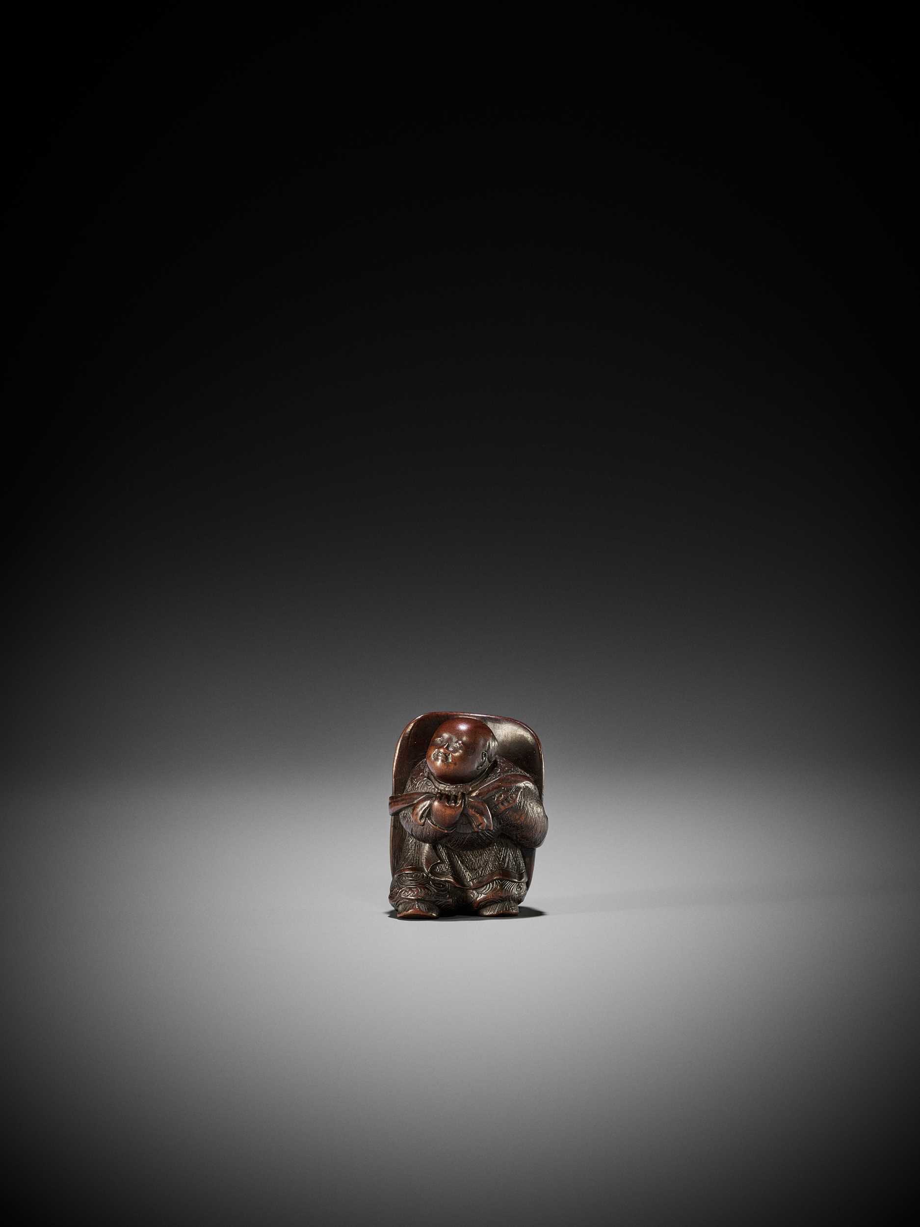 Lot 88 - MASATOSHI: A FINE NAGOYA SCHOOL WOOD NETSUKE